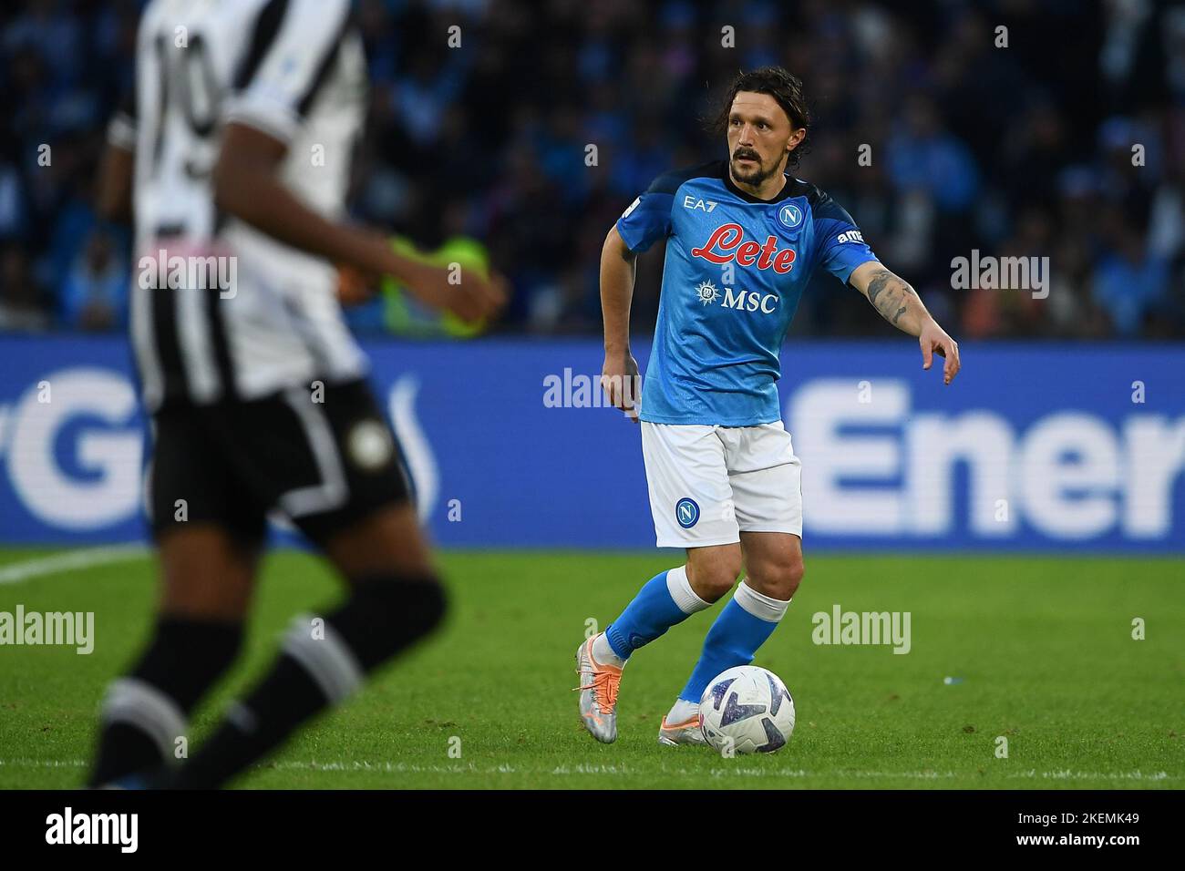 Mario Rui of SSC Napoli in action during the Serie A match between SSC ...