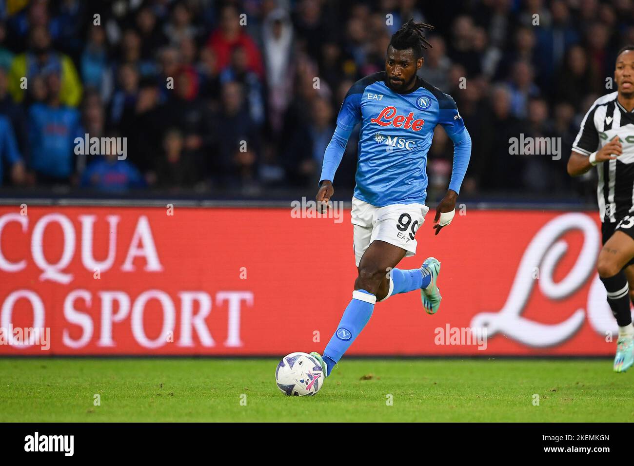 Andre-Frank Anguissa of SSC Napoli in action during the Serie A match ...