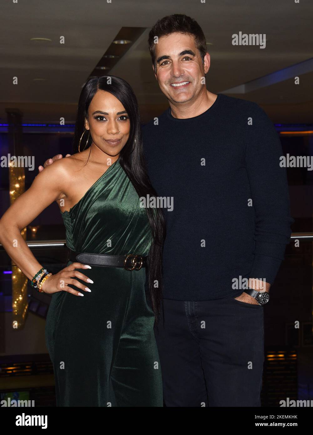 Elia Cantu and Galen Gering arriving at the "Days of Our Lives" Day of ...