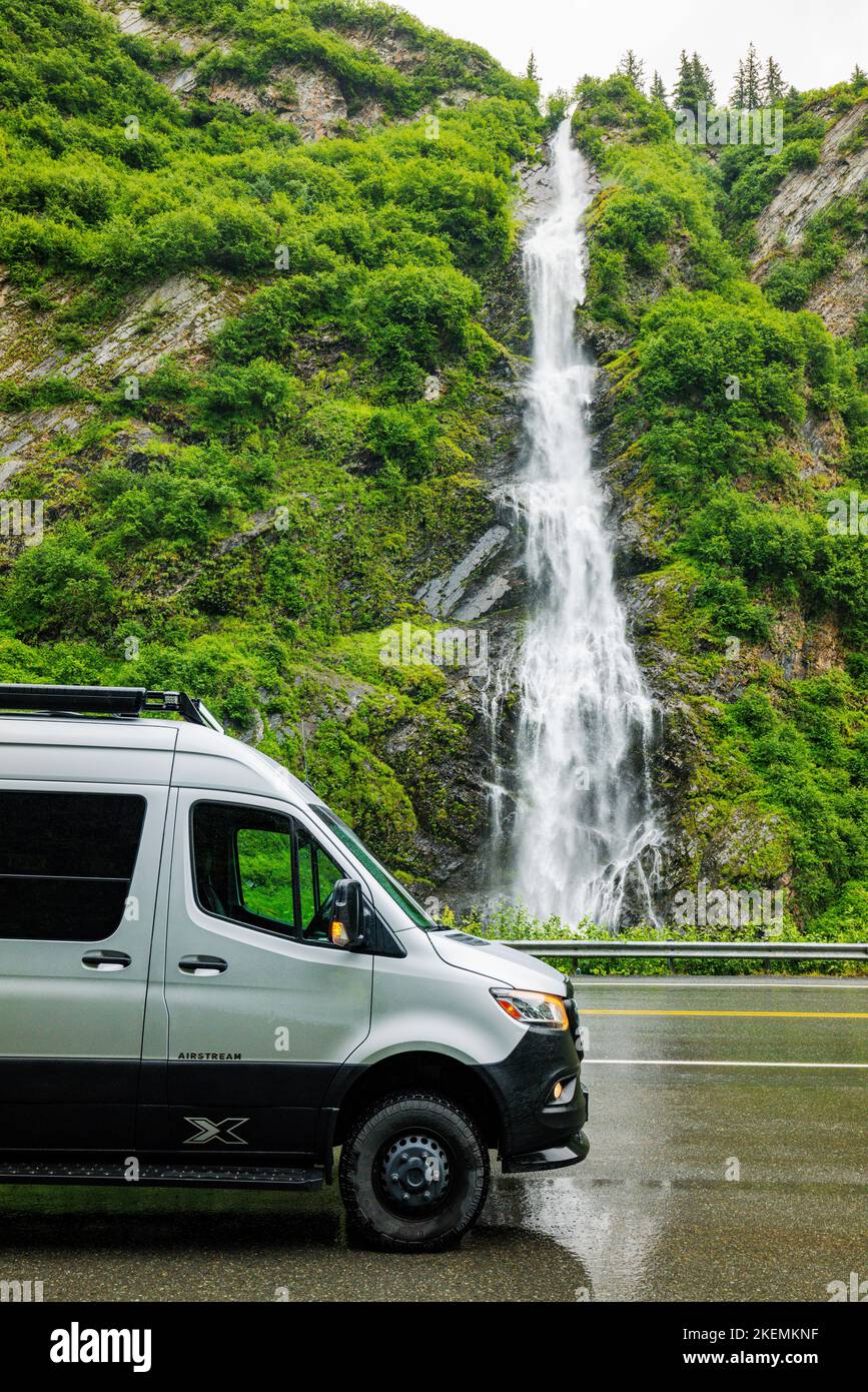 Airstream Interstate 24X 4WD campervan; Bridal Veil Falls; Thompson ...