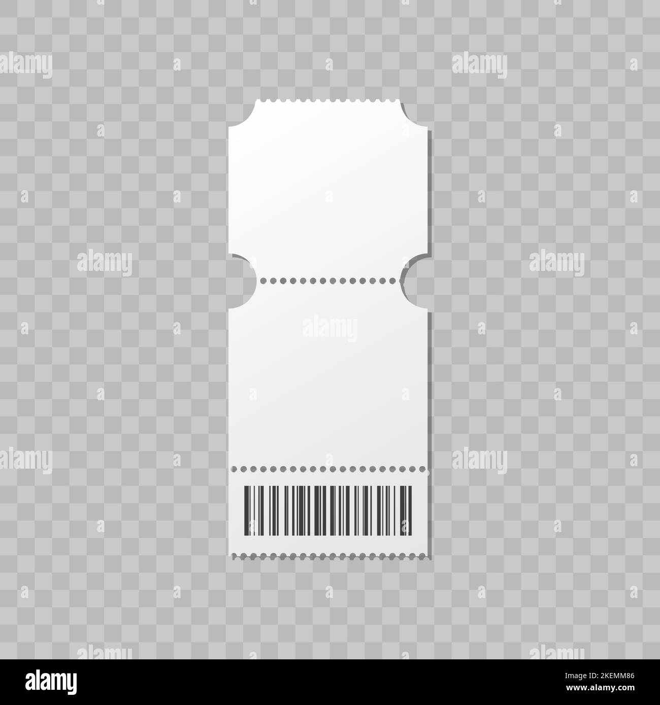 Blank ticket mockup template. Movie lottery realistic blank tickets. Vector empty flyers Stock ...