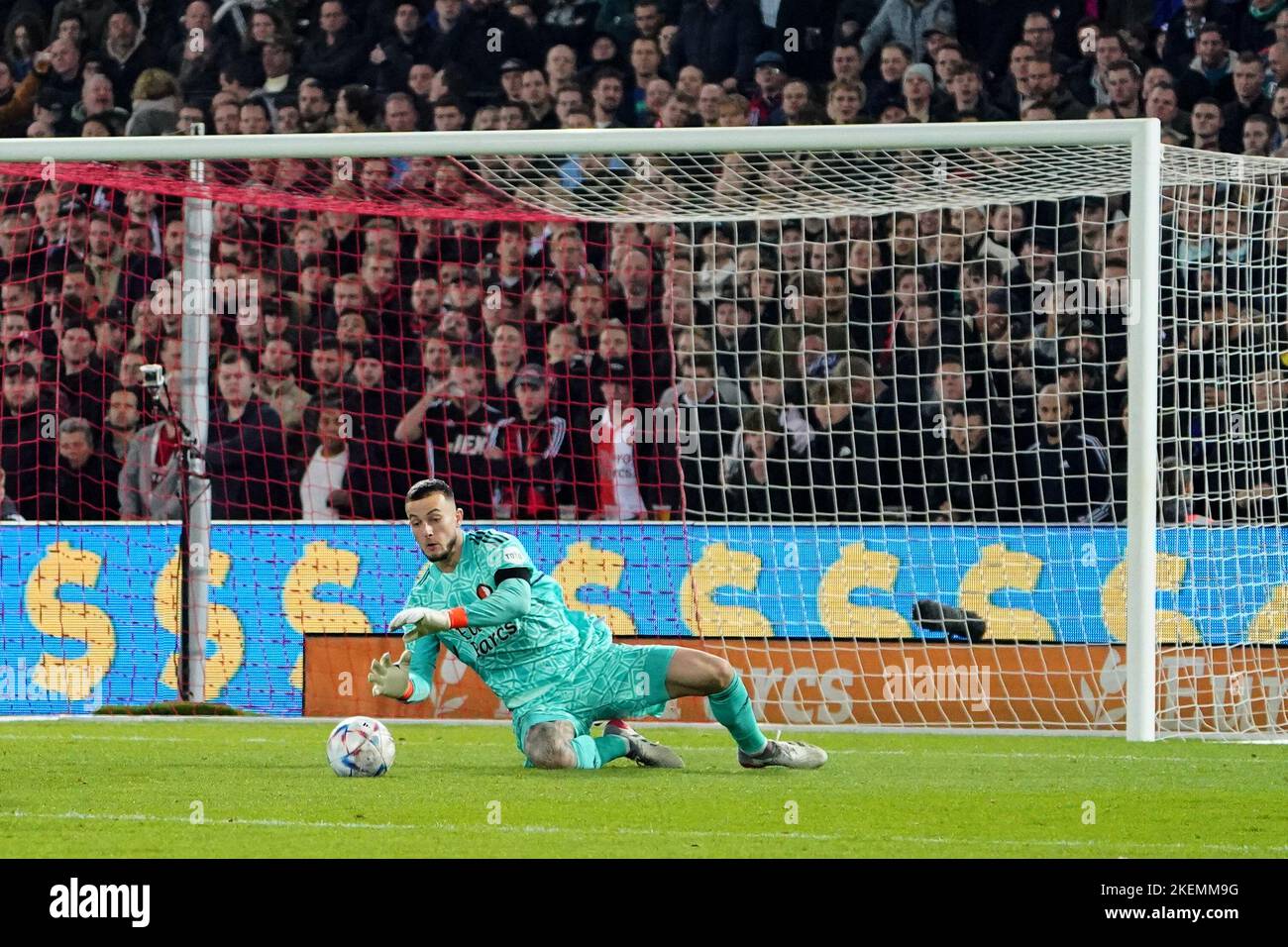 Rotterdam - Feyenoord keeper Justin Bijlow during the match between ...