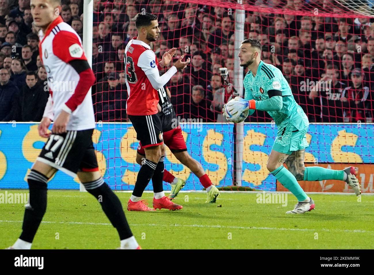 Rotterdam - Feyenoord keeper Justin Bijlow during the match between ...