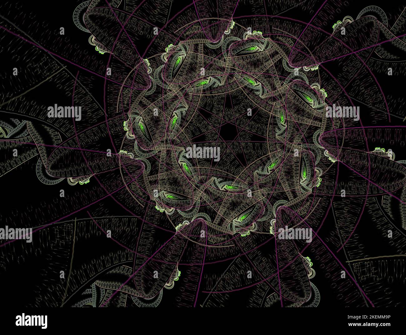 Imaginatory lush fractal texture image abstract background Stock Photo ...