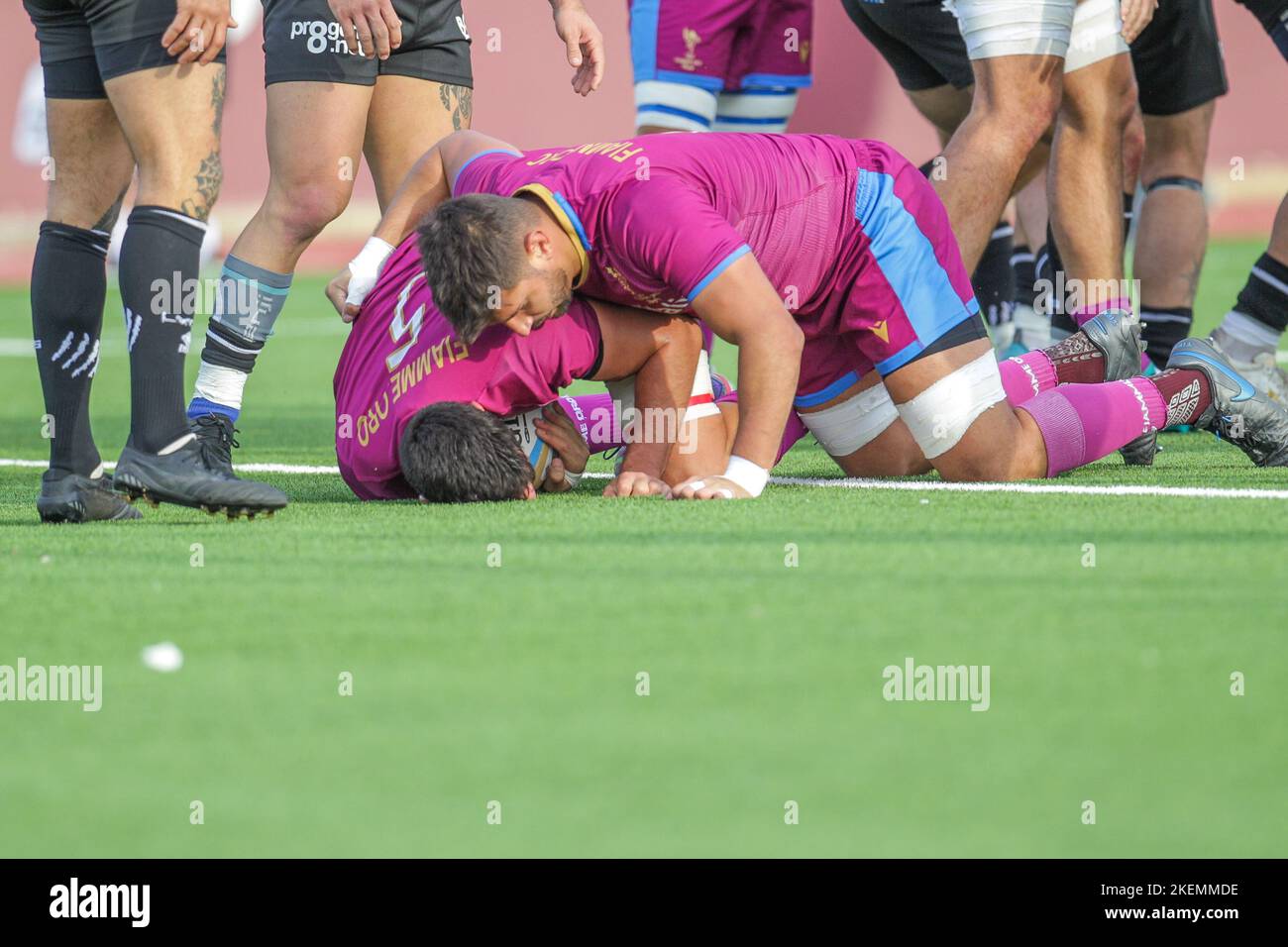 Rome, Italy. 13th Nov, 2022. try Massimiliano Chiappini (Fiamme Oro ...