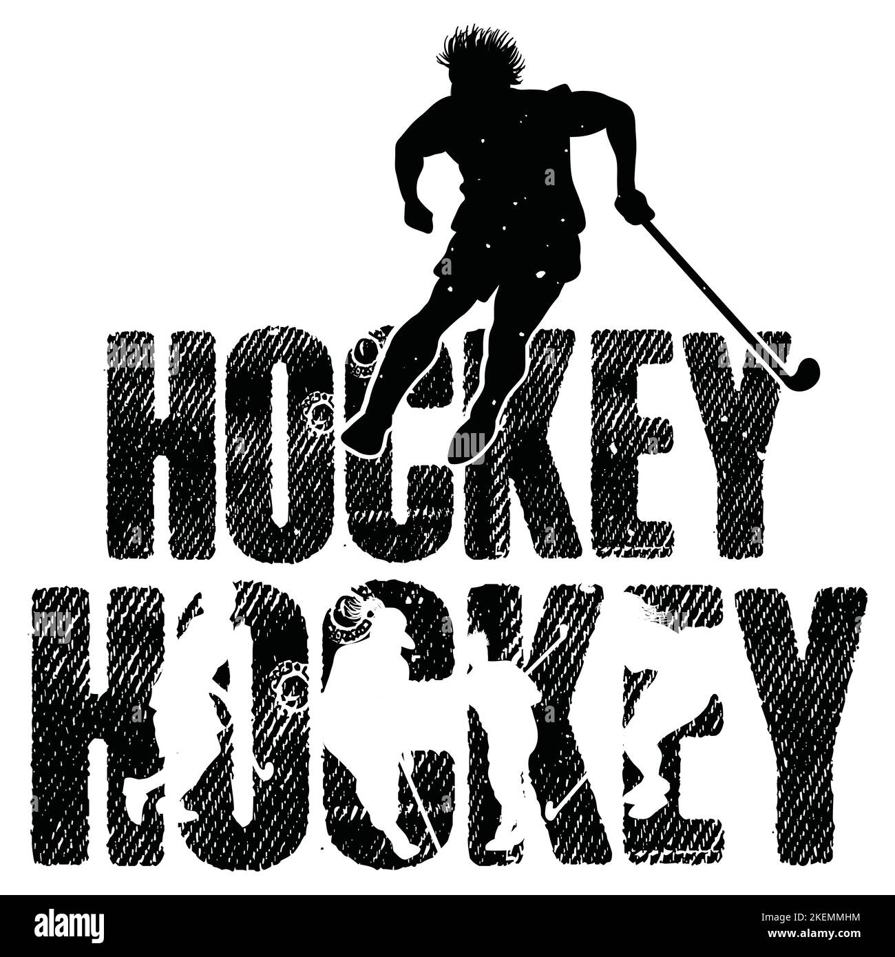 Hockey vector file hi-res stock photography and images - Alamy
