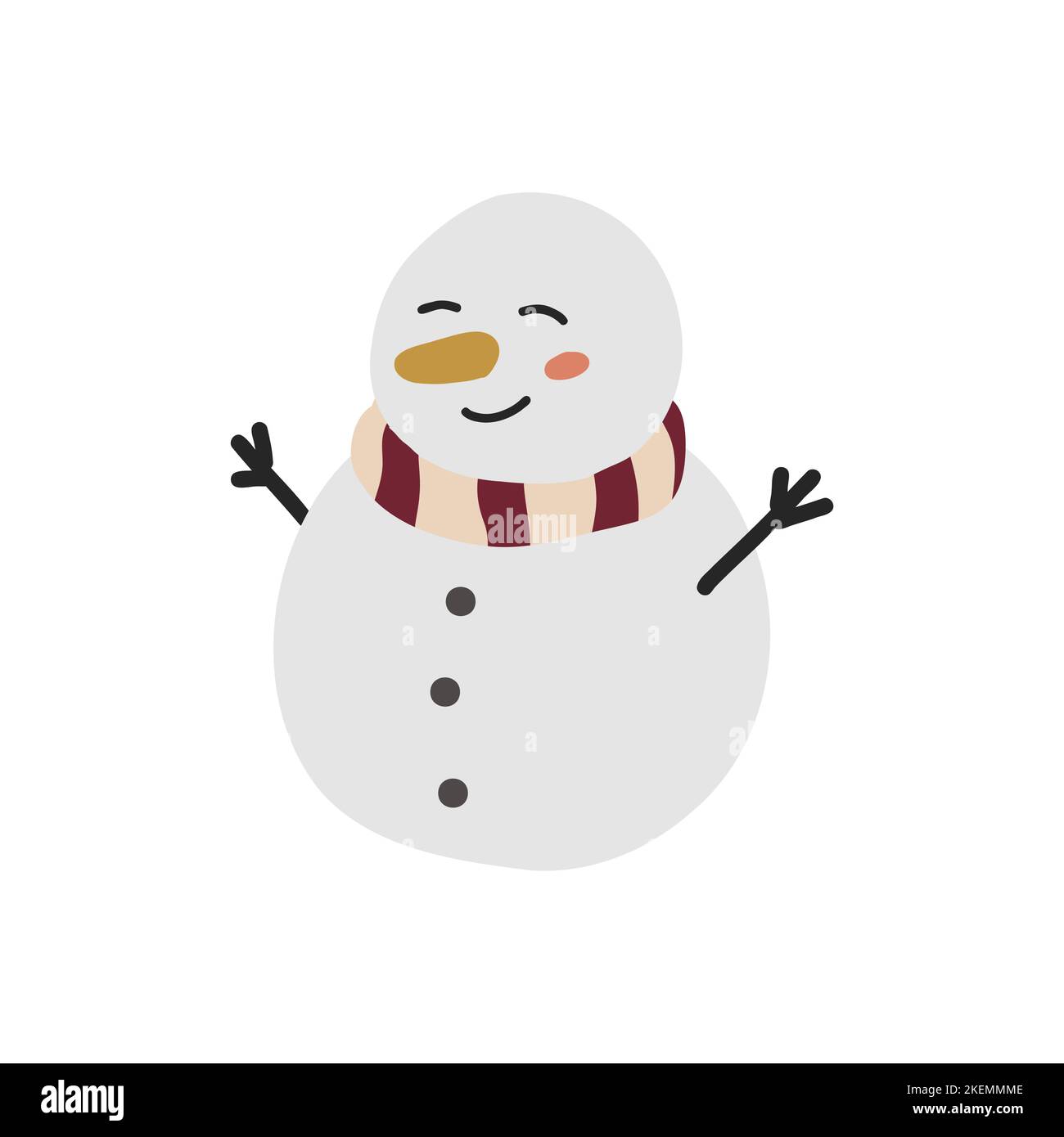 Cute Snowman Clipart Free