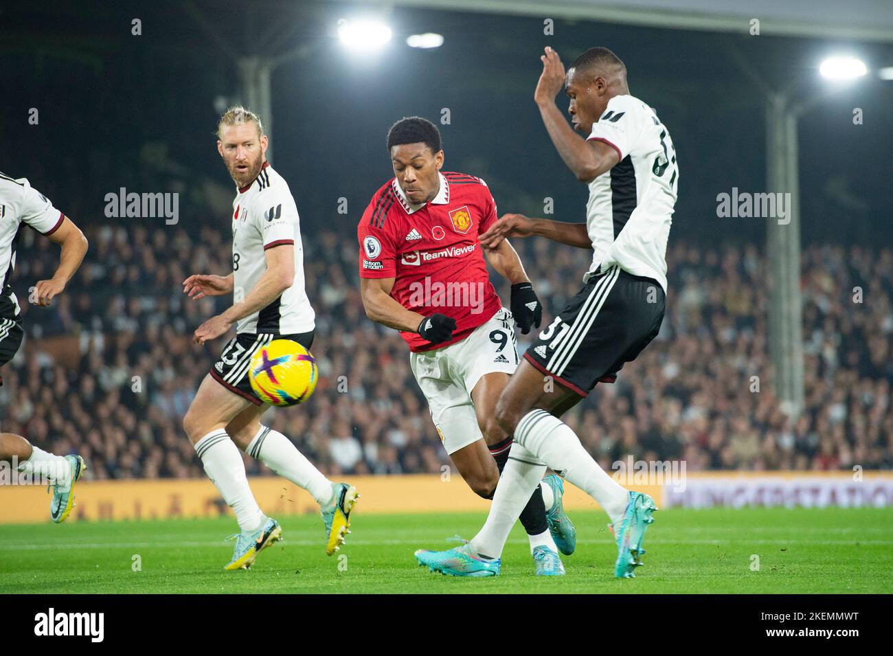 London, UK. 13th Nov, 2022. Anthony Martial of Manchester United during ...