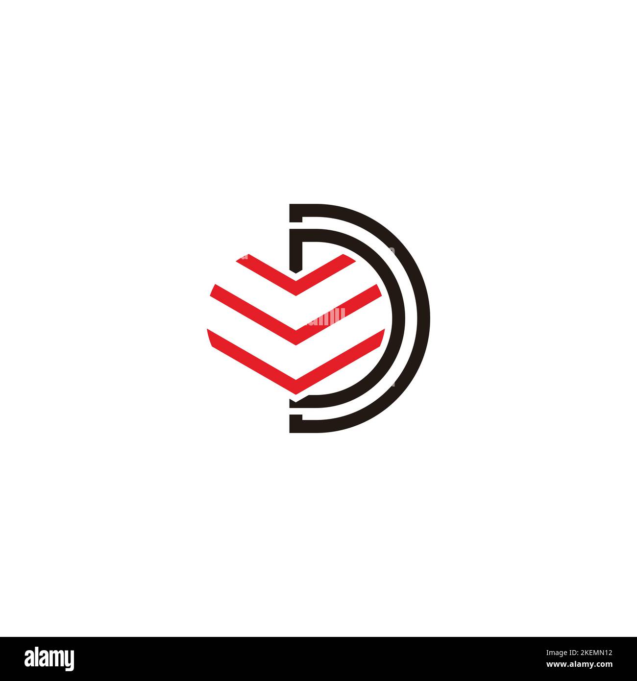 letter d down arrow pointer stripes logo vector Stock Vector Image ... letter d down arrow pointer stripes logo vector Stock Vector Image ...