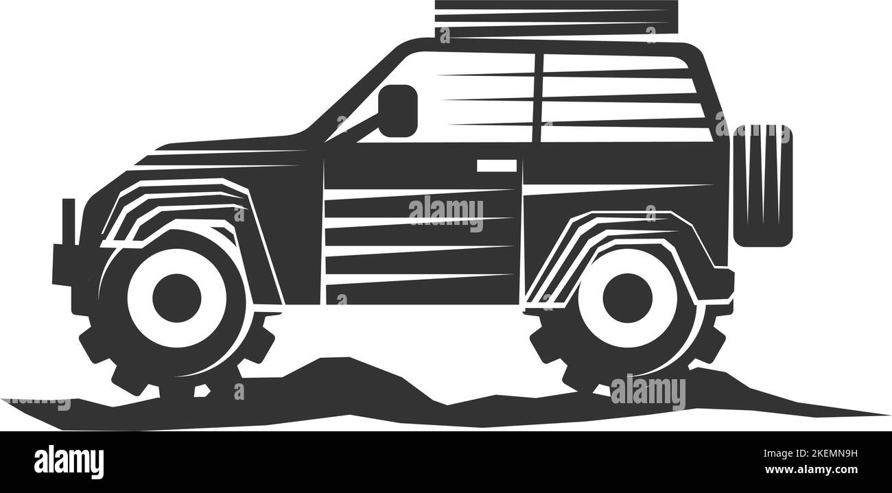 Off-road Jeep Logo Icon Illustration Brand Identity Stock Vector Image ...