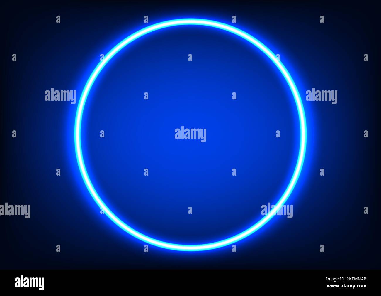 graphics design Circle glow with blue tone background vector ...