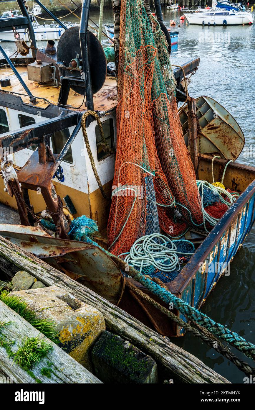 Fish net trawler catch hi-res stock photography and images - Alamy