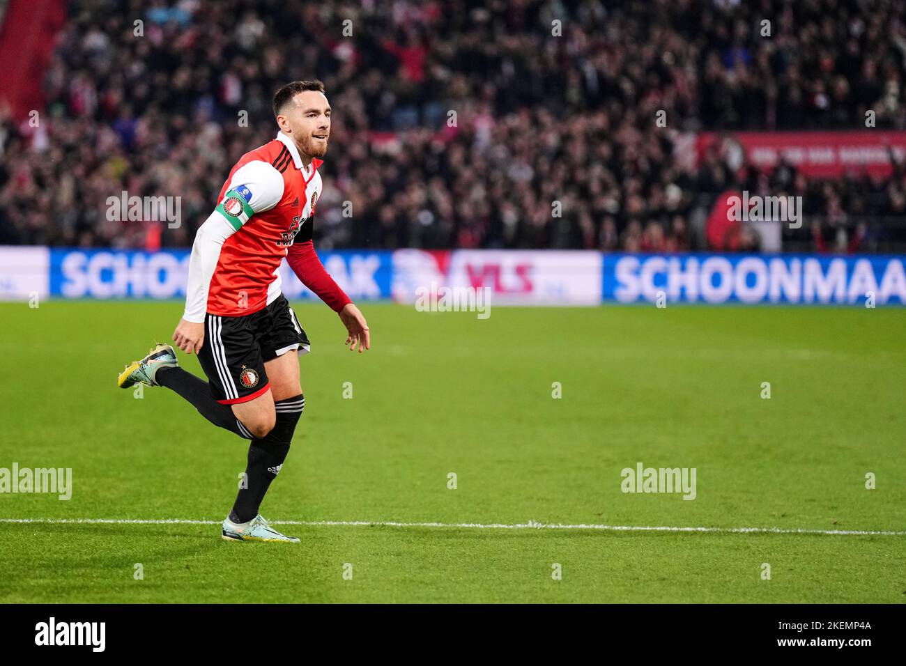 Rotterdam - Orkun Kokcu of Feyenoord scores the 2-1 during the match between Feyenoord v ...
