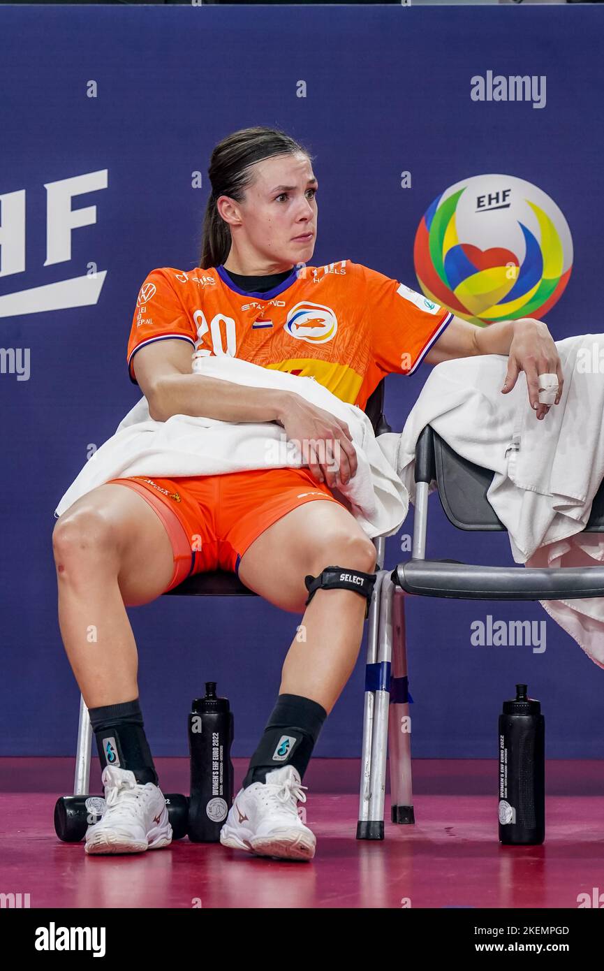 SKOPJE, MACEDONIA - NOVEMBER 13: Inger Smits of the Netherlands looks ...