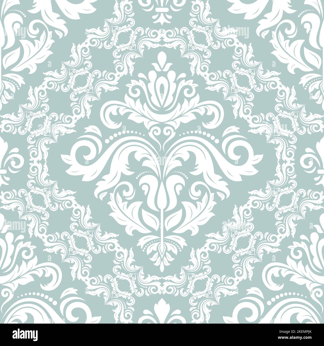 Classic seamless vector pattern. Damask orient ornament. Classic ...