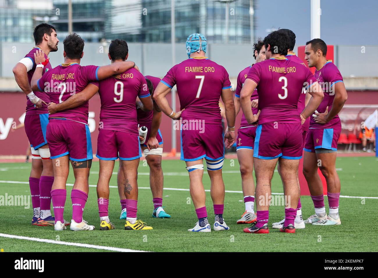 Rome, Italy. 13th Nov, 2022. Fiamme Oro Rugby during GS Fiamme Oro ...
