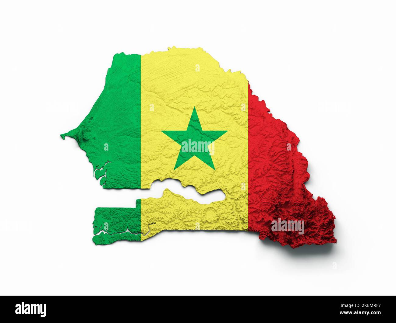 senegal on the map images