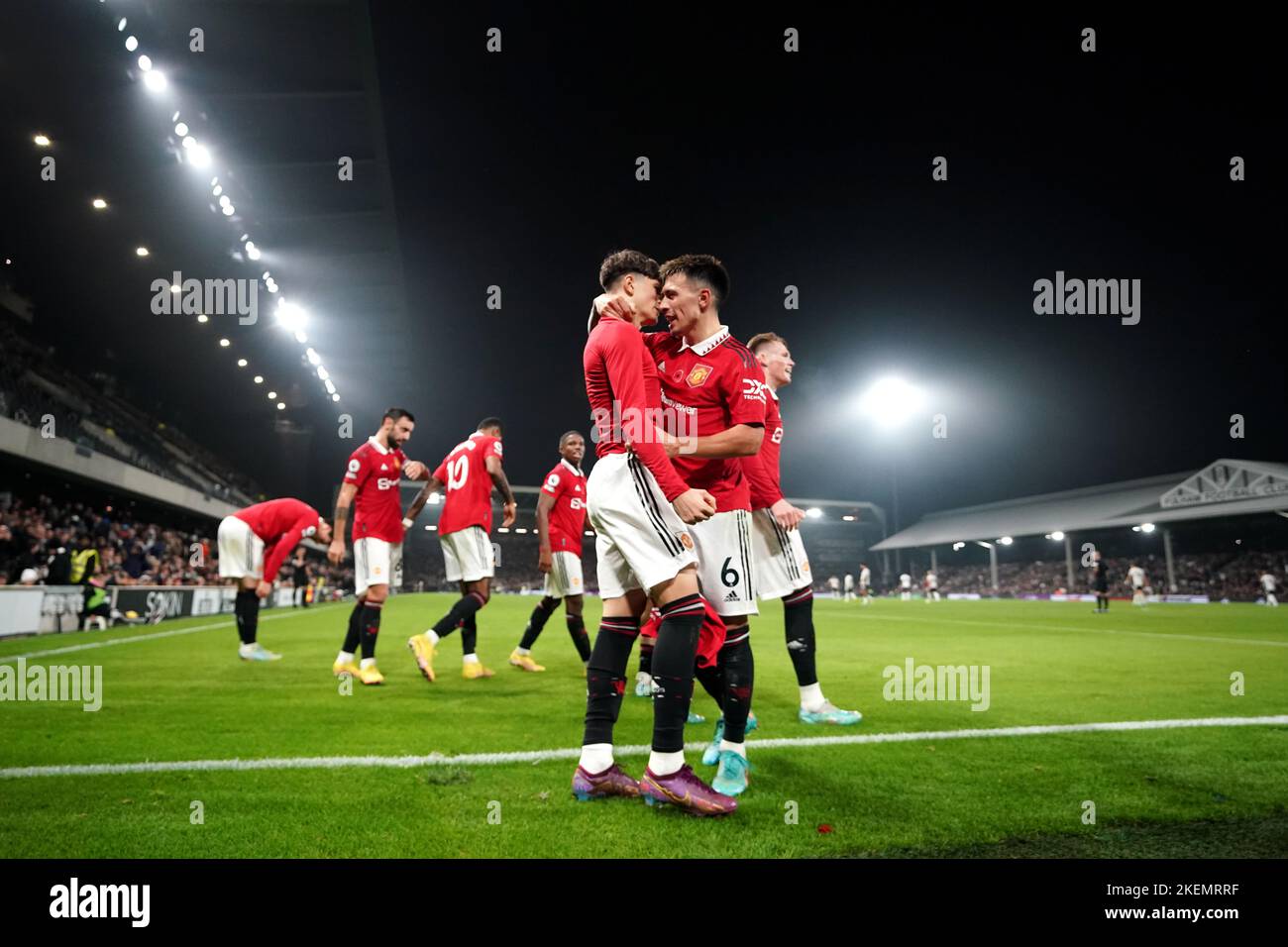 Alejandro garnacho celebration hi-res stock photography and images - Alamy