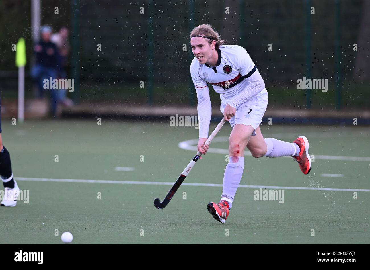Dragons' Robbert Rubens pictured in action during a hockey game between ...