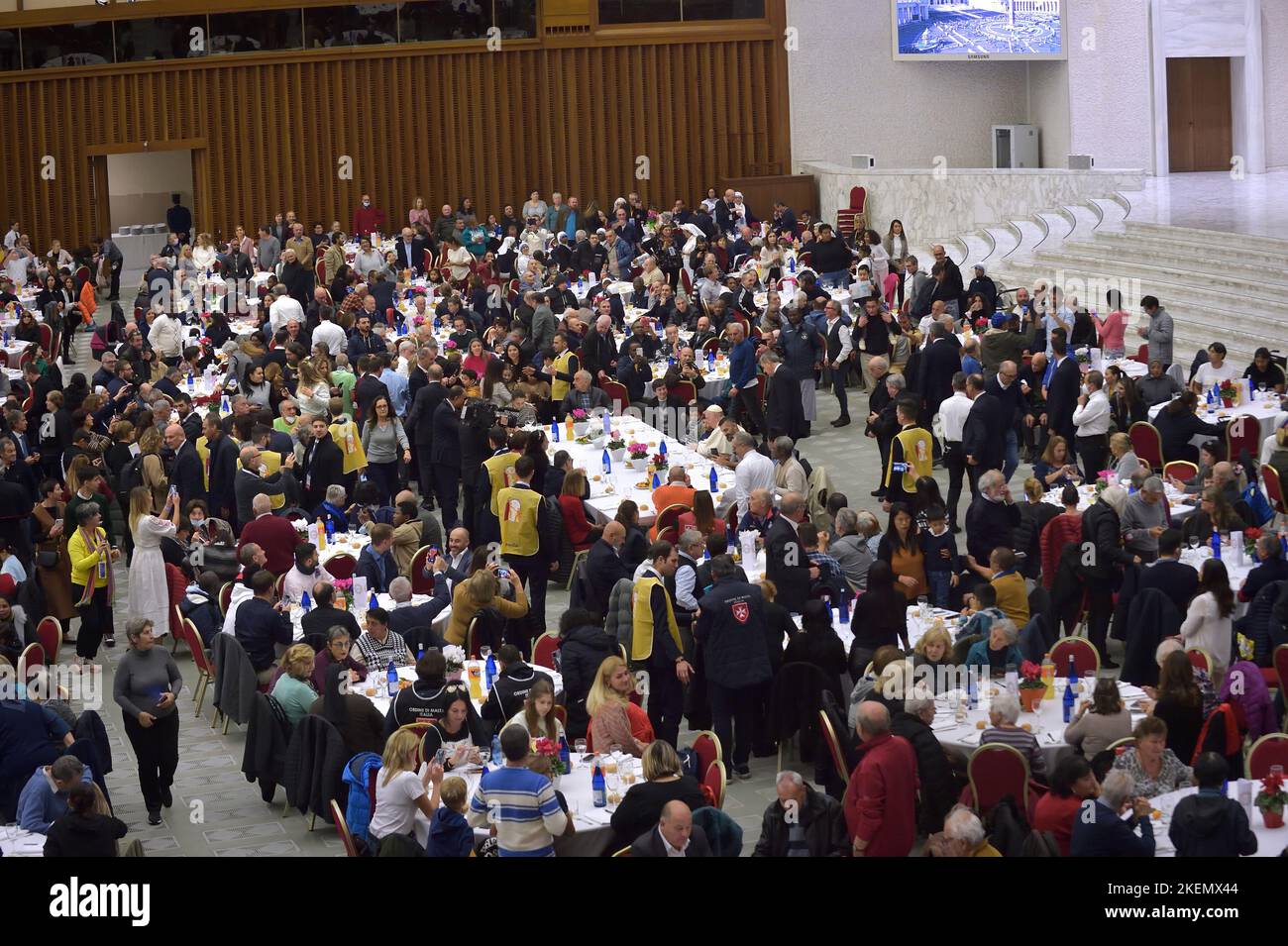 Vatican City State, Vatikanstadt. 13th Nov, 2022. Pope Francis during a ...
