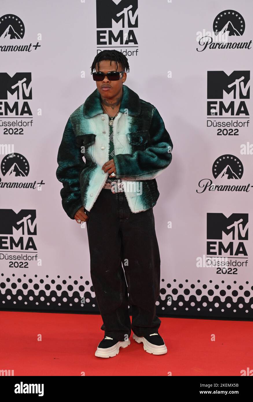 Duesseldorf, Germany. 13th Nov, 2022. Nasty C arrives for the MTV ...