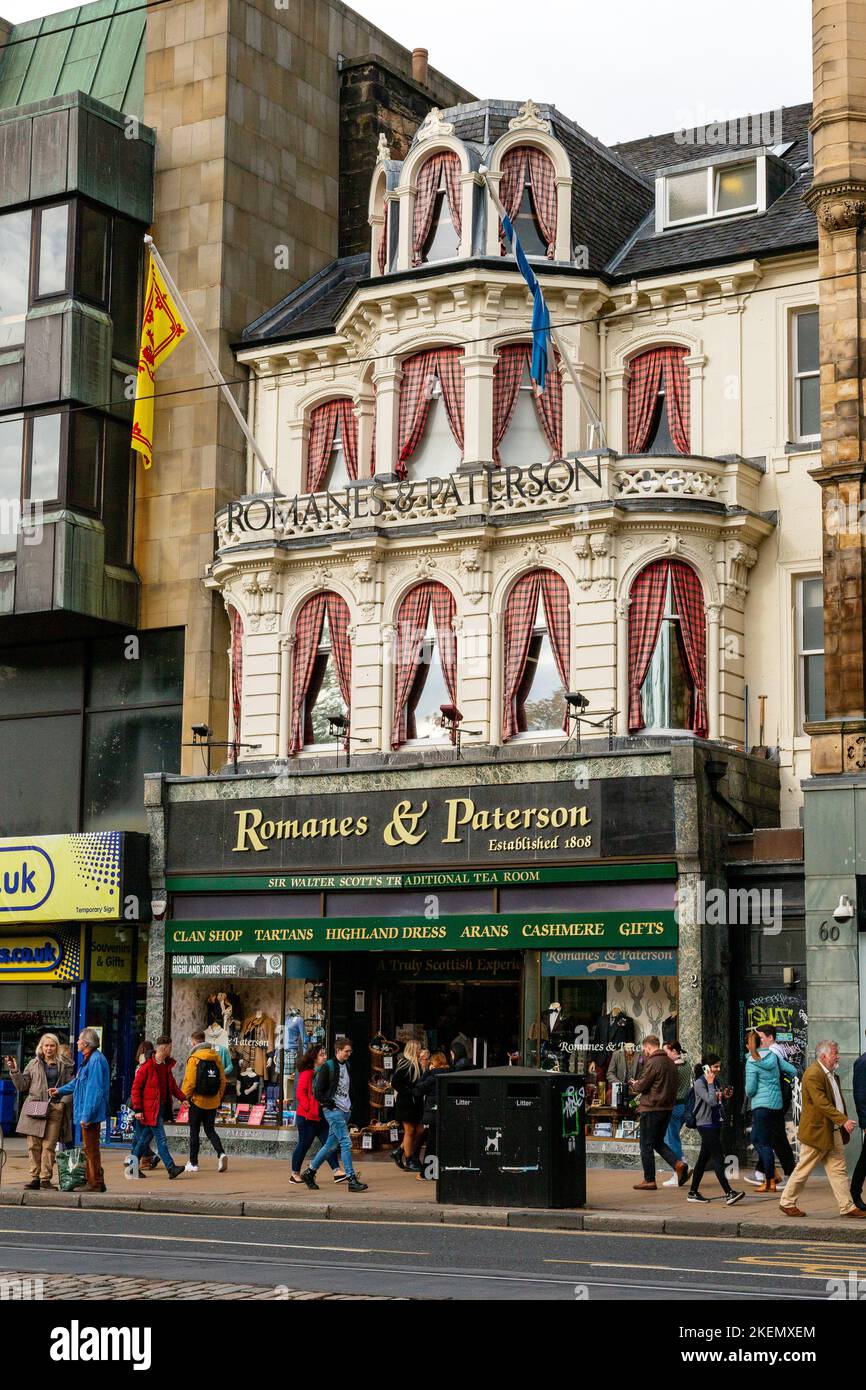 Romanes & Paterson store Edinburgh, Scotland, United Kingdom Stock ...