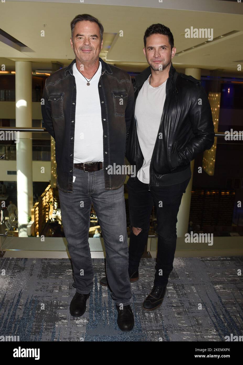 Wally Kurth and Brandon Barash arriving at the "Days of Our Lives" Day ...