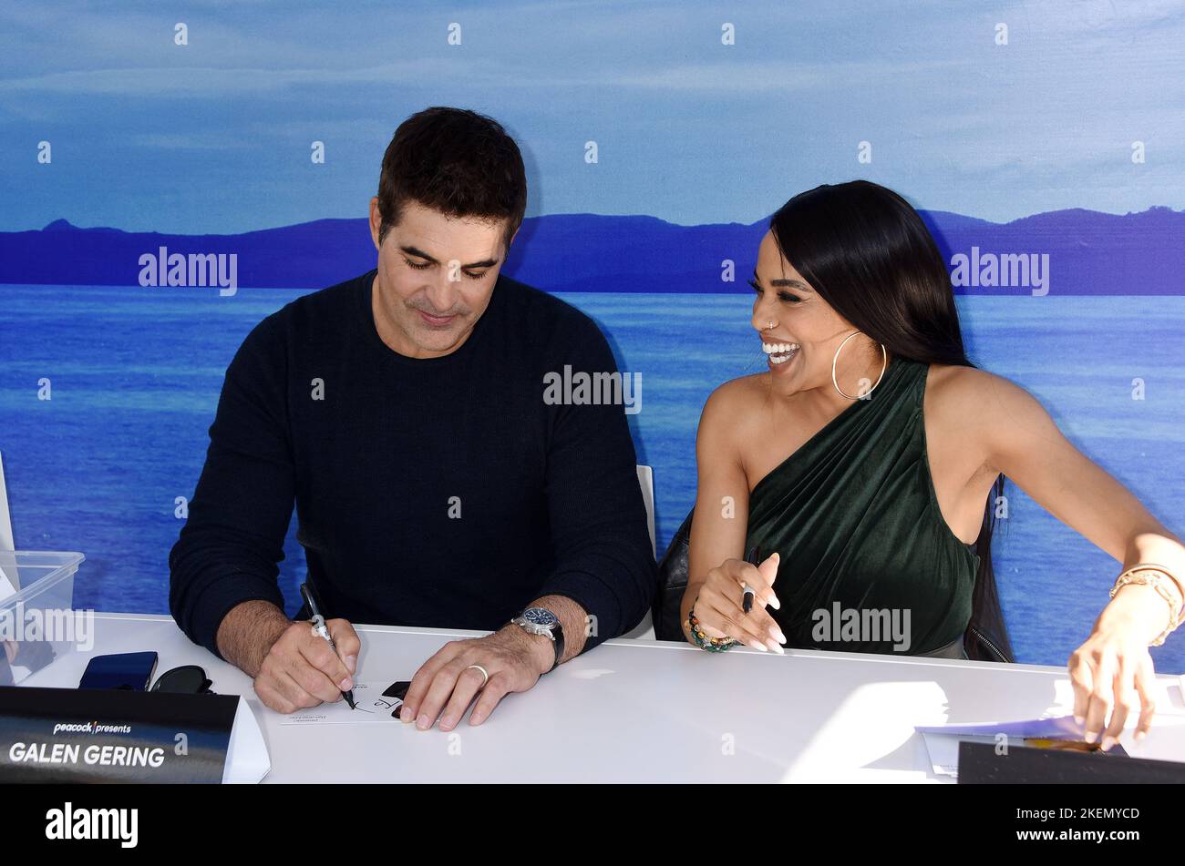 Galen Gering and Elia Cantu arriving at the "Days of Our Lives" Day of ...