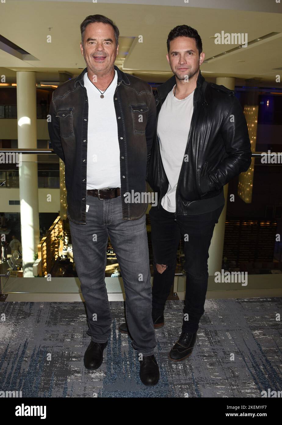 Wally Kurth and Brandon Barash arriving at the "Days of Our Lives" Day ...
