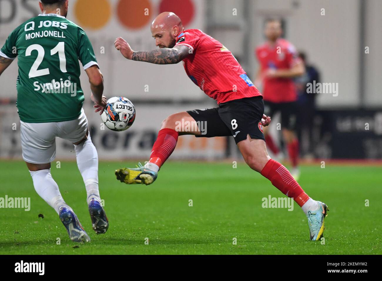 Rwdm's Bryan Smeets pictured in action during a soccer match between ...