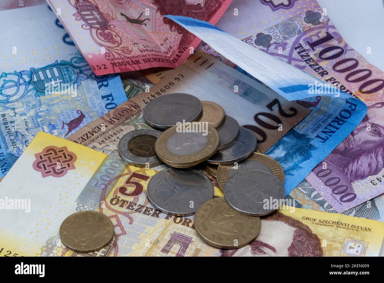 Hungarian forint coins hi-res stock photography and images - Alamy