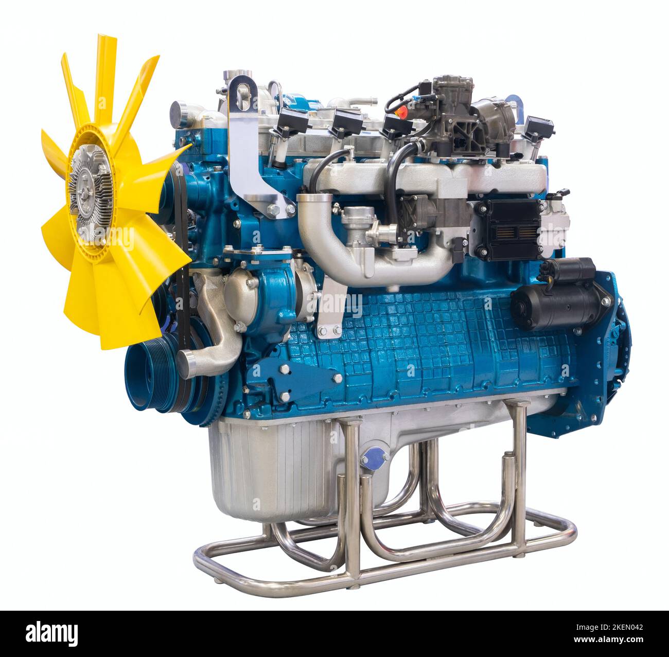 Engine isolated on white background Stock Photo - Alamy