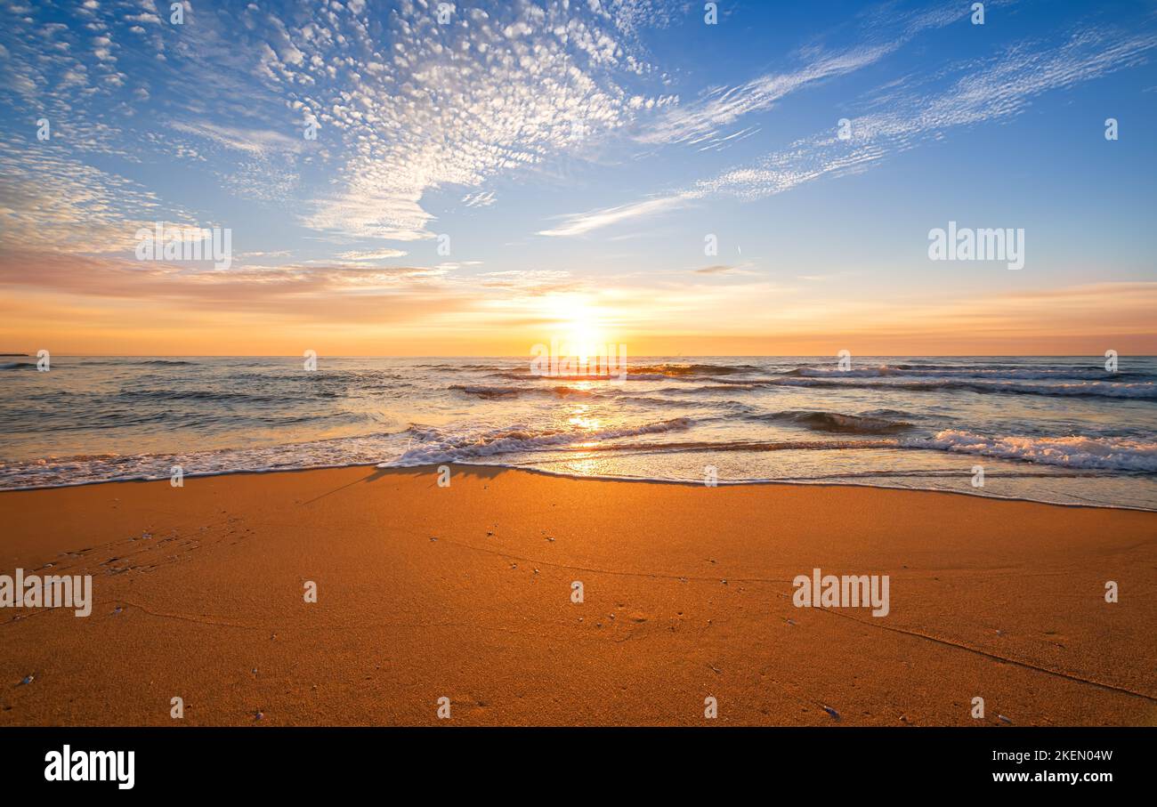 Sky background on sunset. Nature composition! Stock Photo - Alamy