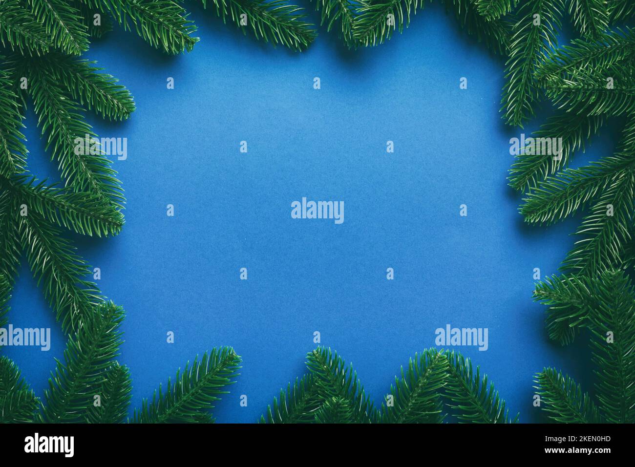 Christmas holiday background with copy space for advertising text. Fir ...