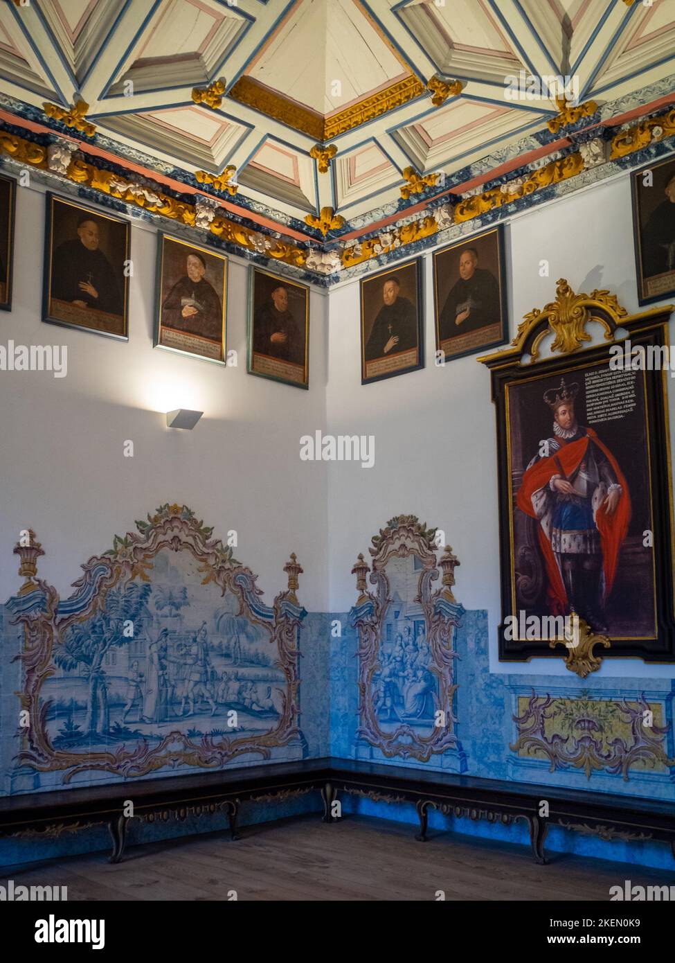 Mosteiro de São Martinho de Tibães chapter room Stock Photo - Alamy