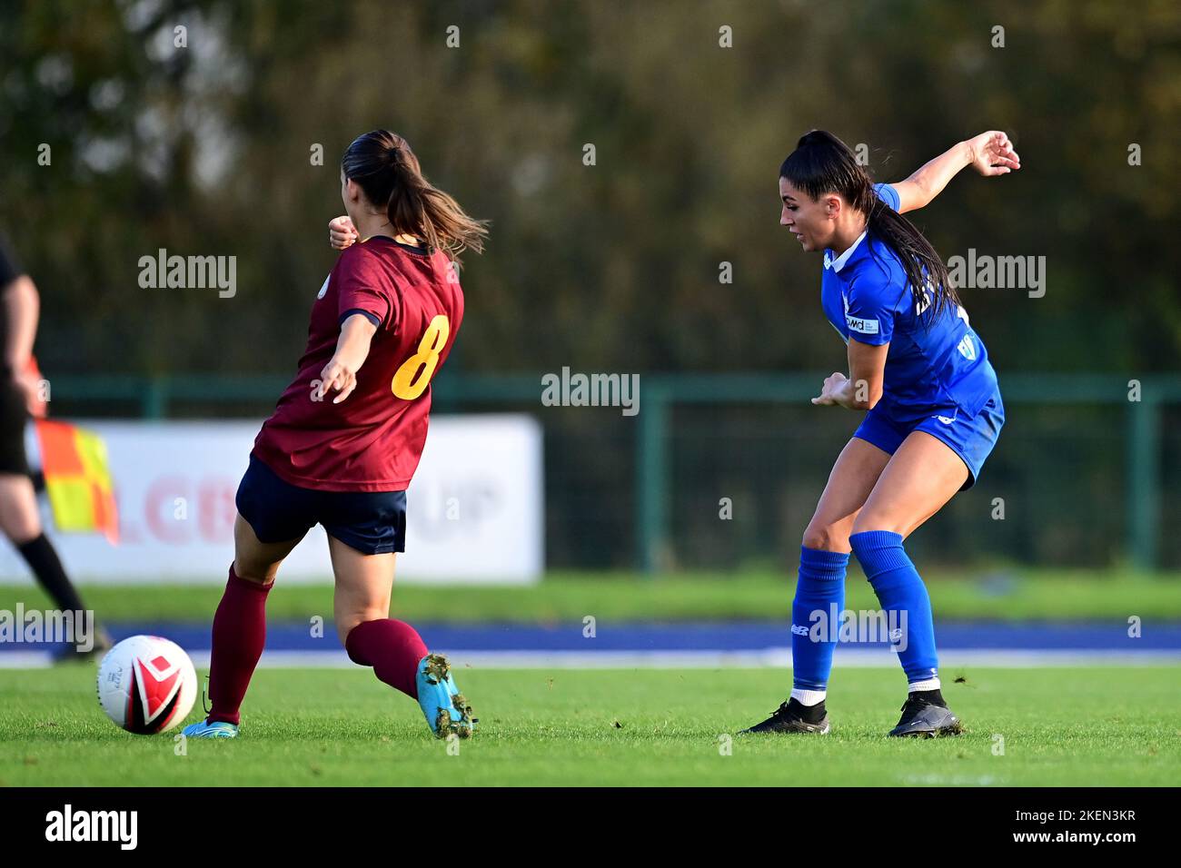 Cardiff, UK. 13th Nov, 2022. Danielle Broadhurst of Cardiff City Women ...