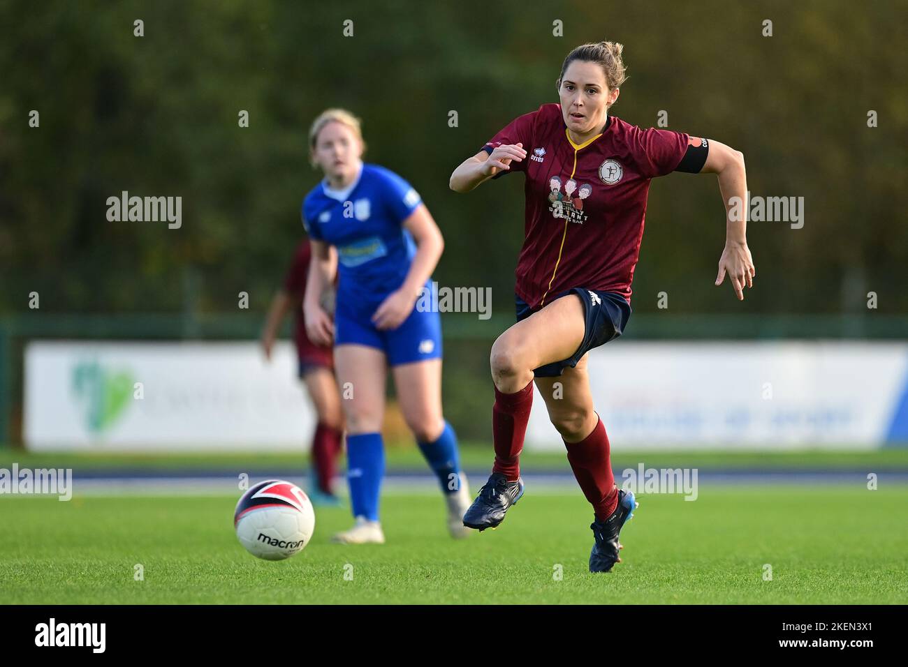Cardiff, UK. 13th Nov, 2022. Stephanie Turner of Cardiff Met WFC ...