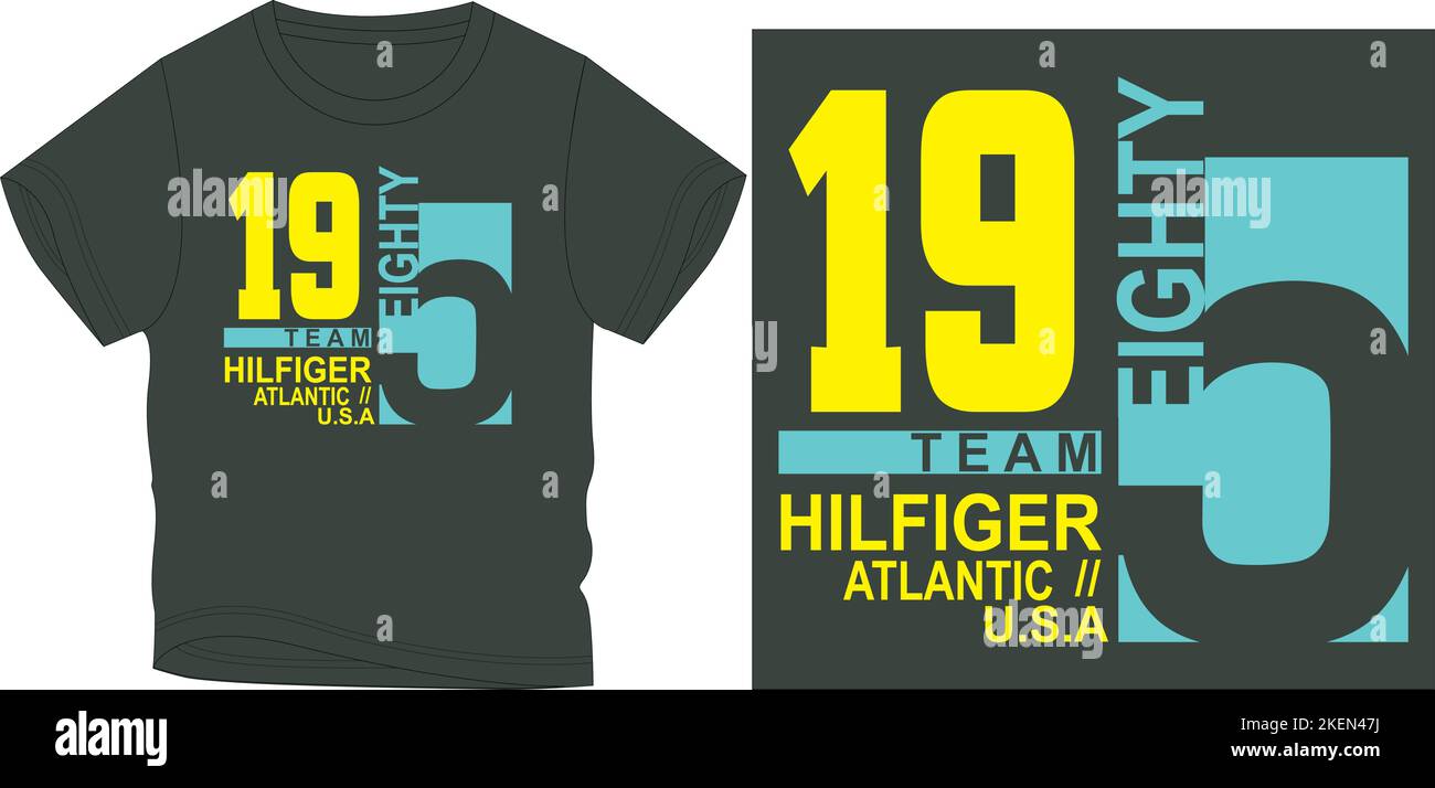 nineteen eighty five t shirt graphic design vector illustration digital file Stock Vector Image ...