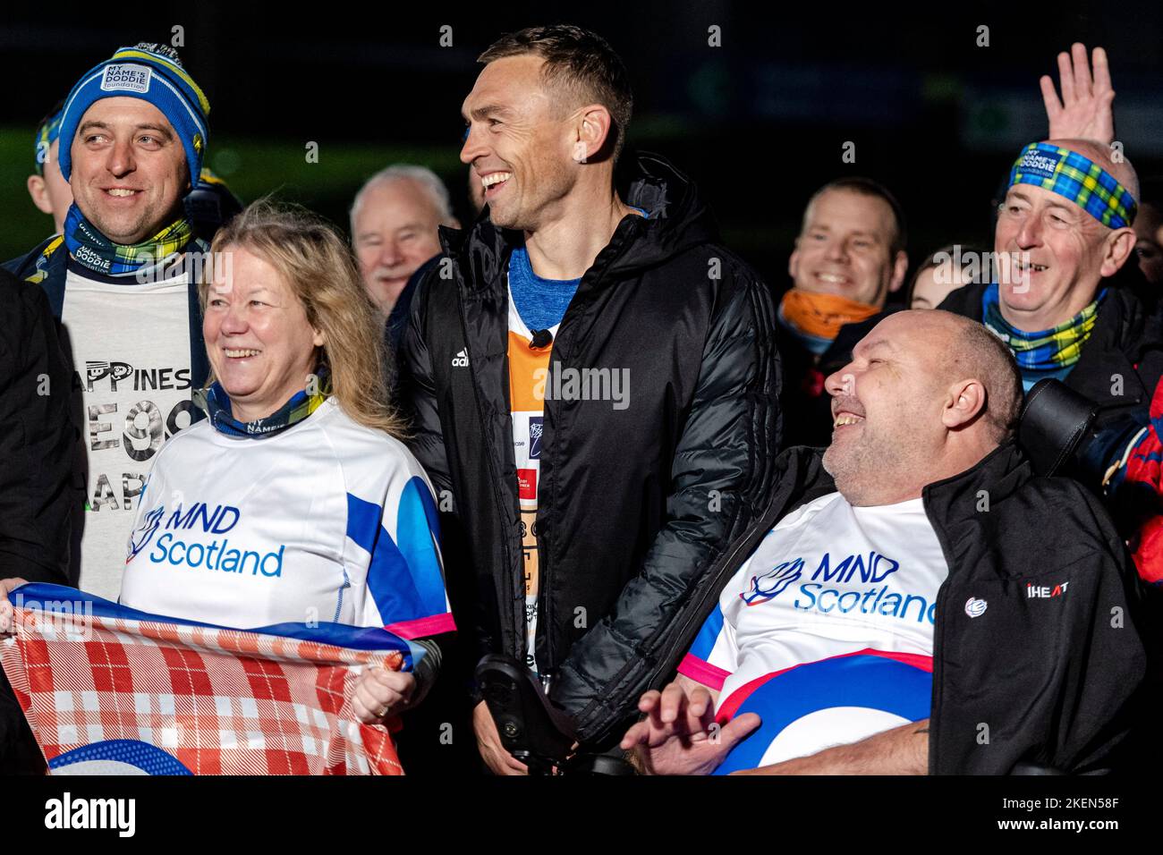 Kevin Sinfield during day one of the Ultra 7 in 7 Challenge from ...