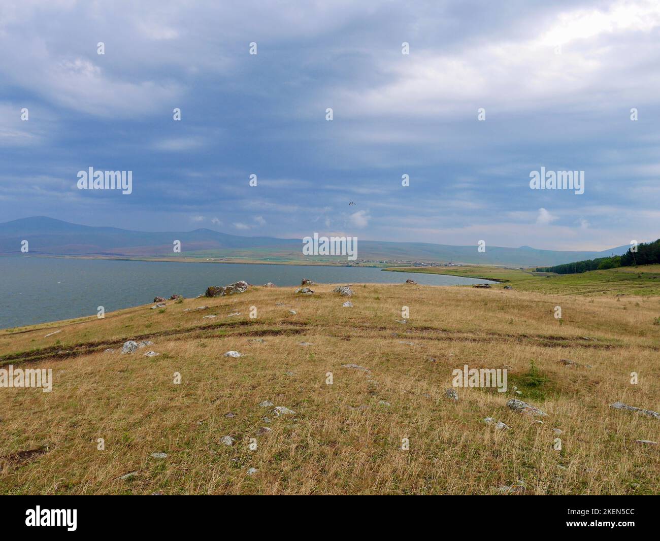 Beautiful nature at Paravani Lake in Samtskhe-Javakheti National Park ...