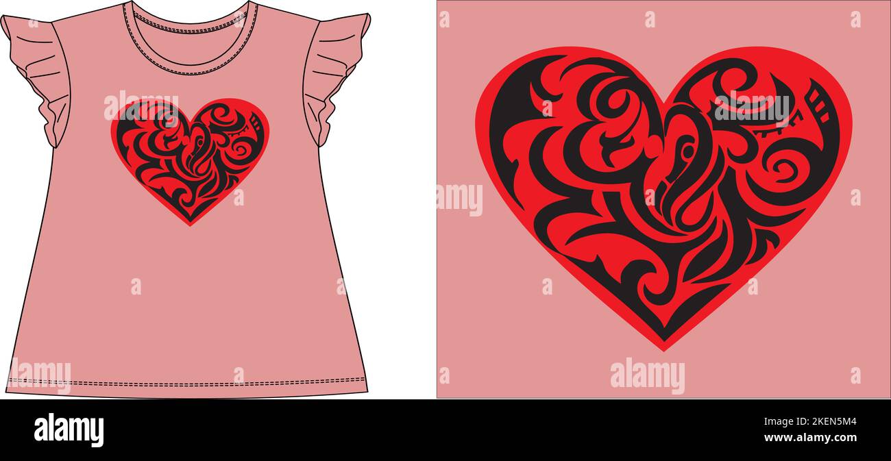 Red shirt label Stock Vector Images - Alamy