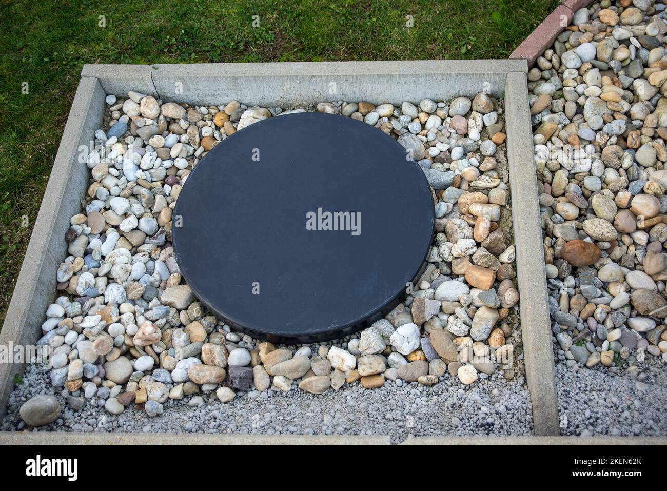 Water meter PVC shaft for a house Stock Photo - Alamy