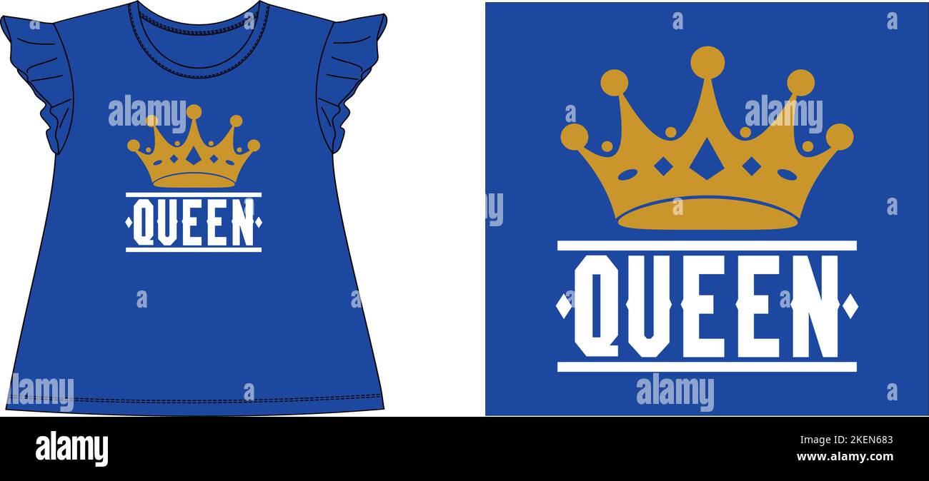 queen t shirt graphic design vector illustration digital file Screen ...
