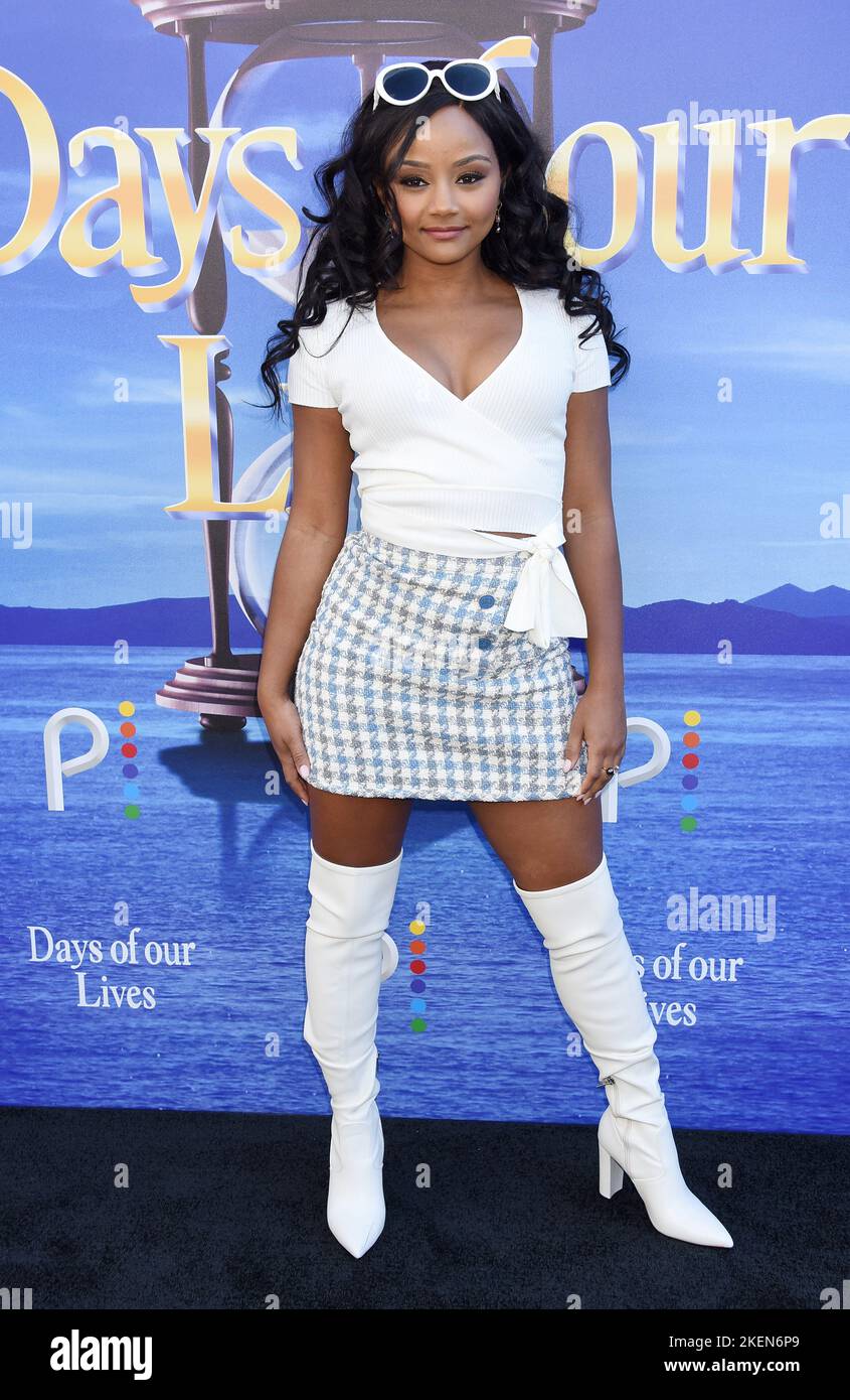 Raven Bowens arriving at the "Days of Our Lives" Day of Days 2022 Fan Event held at the J.W ...