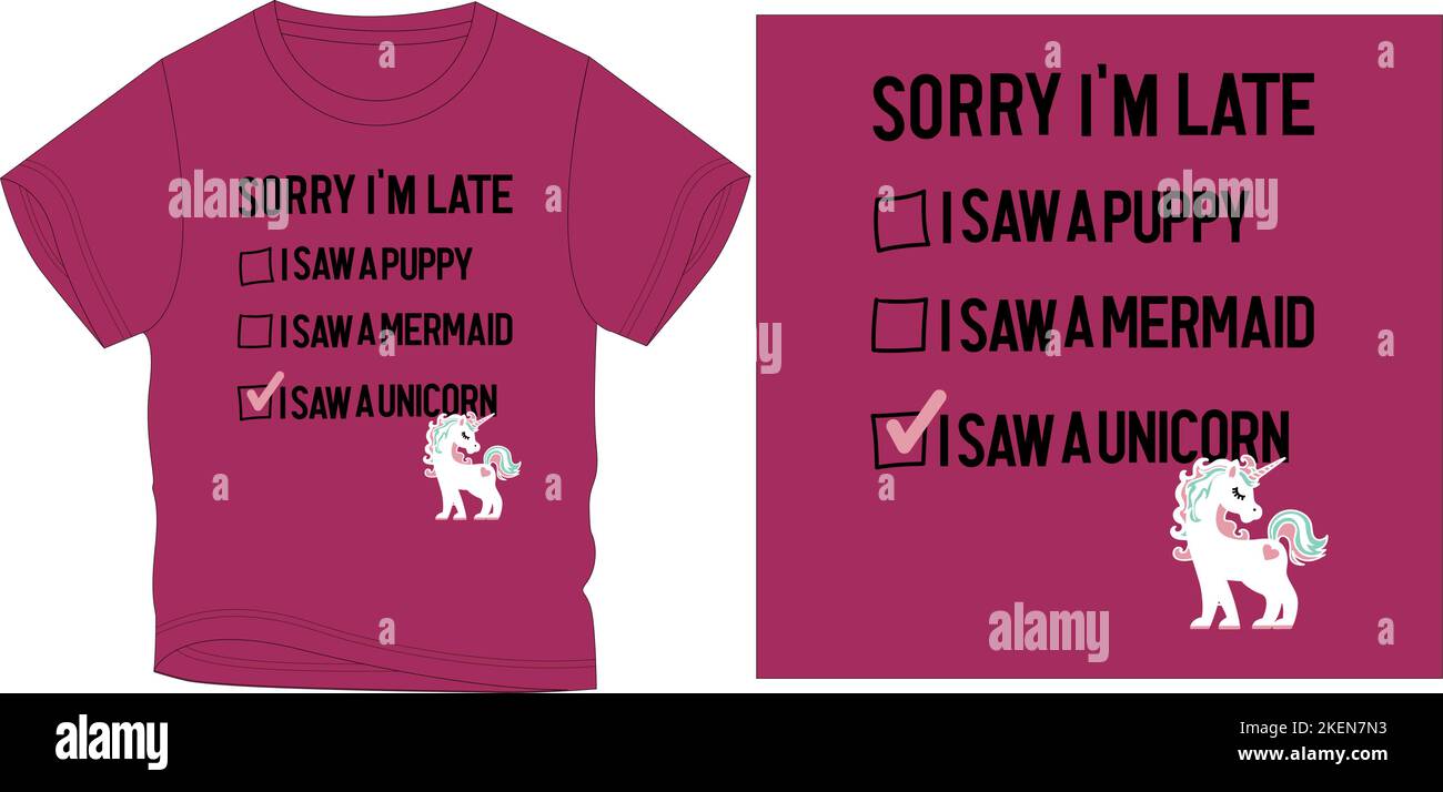 sorry im late t shirt graphic design vector illustration digital file ...