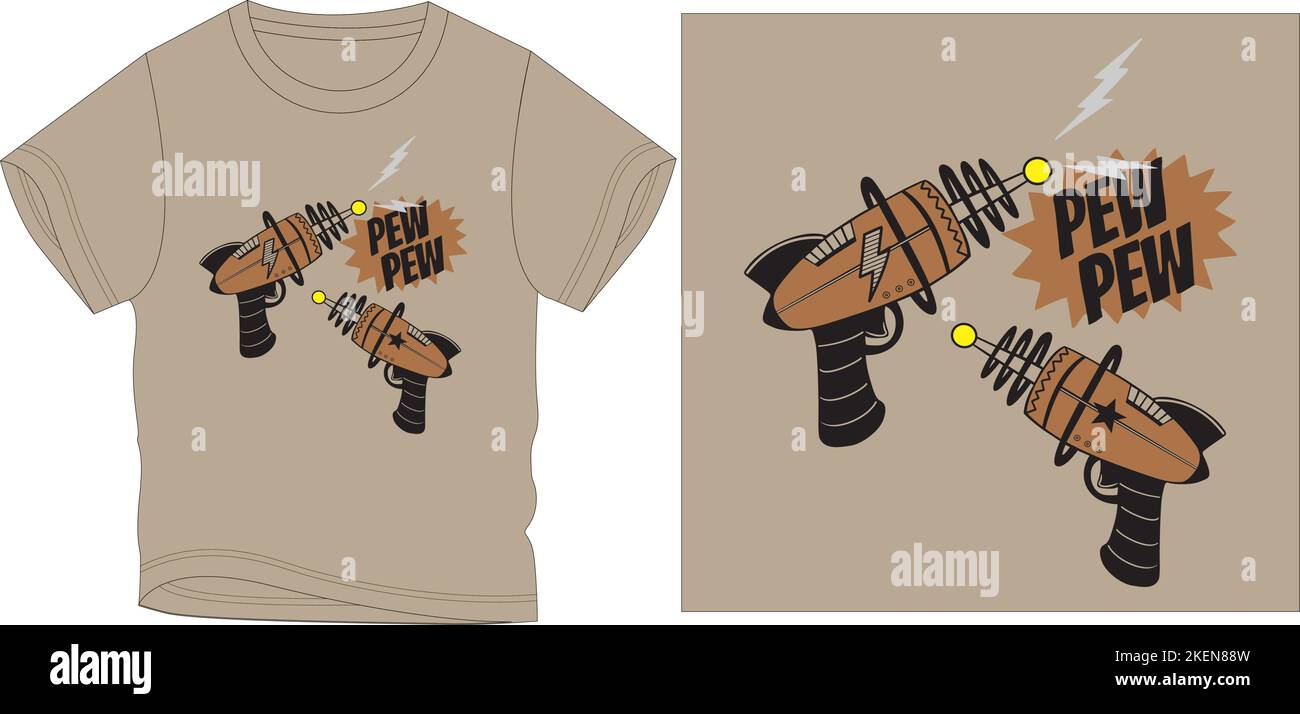 Pew pew pew Stock Vector Images - Alamy
