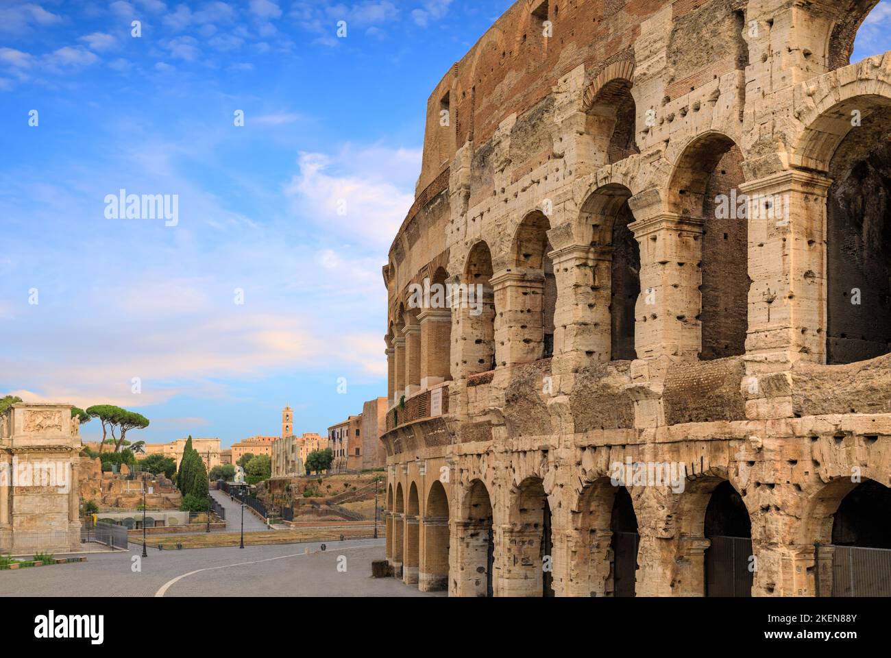 View of the Colosseum in Rome, Italy Stock Photo - Alamy