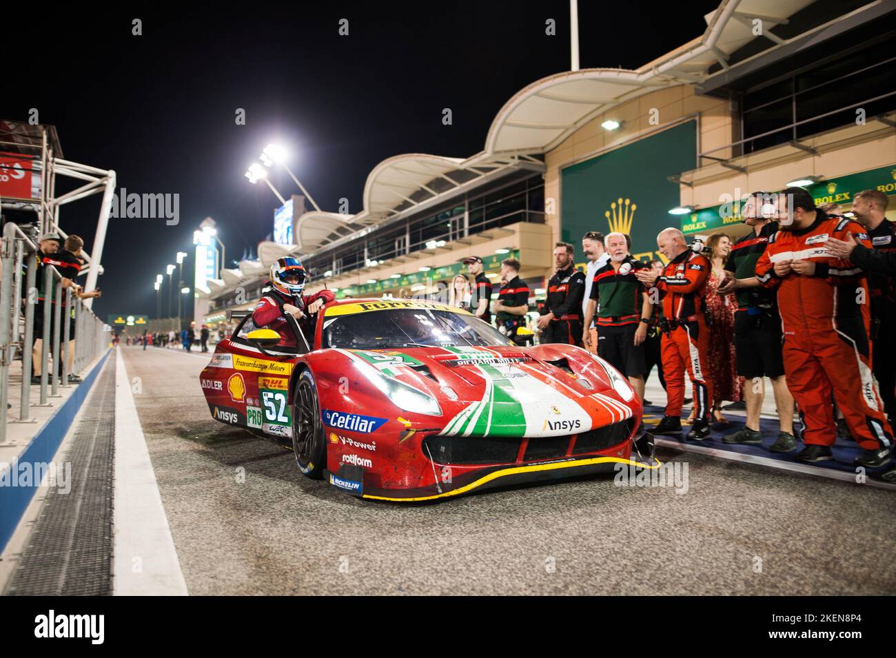 52 MOLINA Miguel (spa), FUOCO Antonio (ita), AF Corse, Ferrari 488 GTE ...