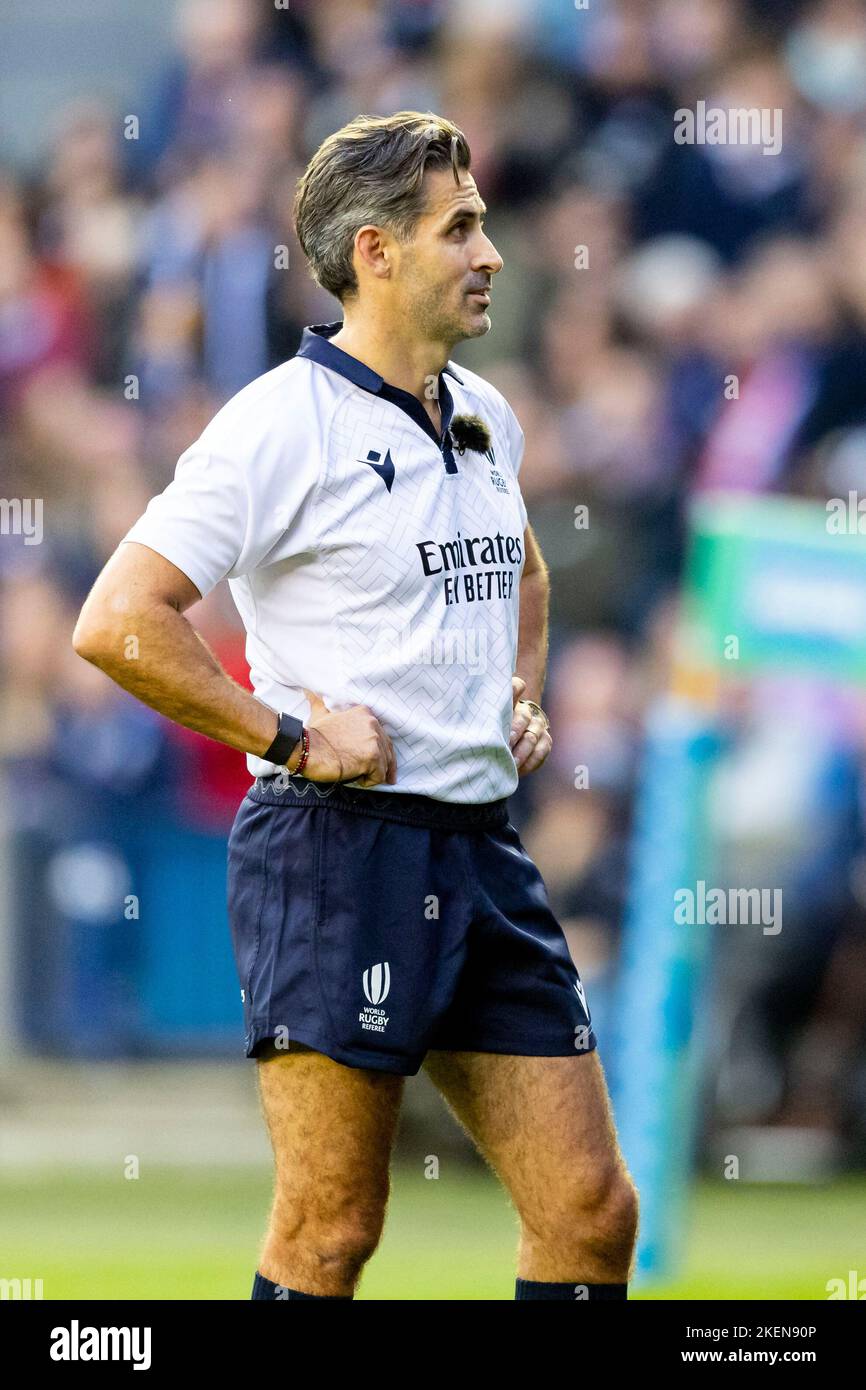 Edinburgh, Scotland, UK. 13th November 2022; Murrayfield Stadium ...