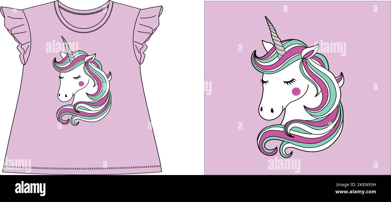 unicorn mix t shirt graphic design vector illustration digital file ...